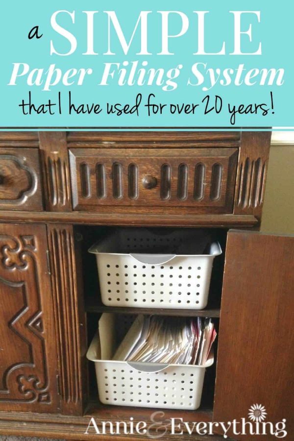 How to Organize Your Life: A Simple Paper Filing System – Its Not That ...