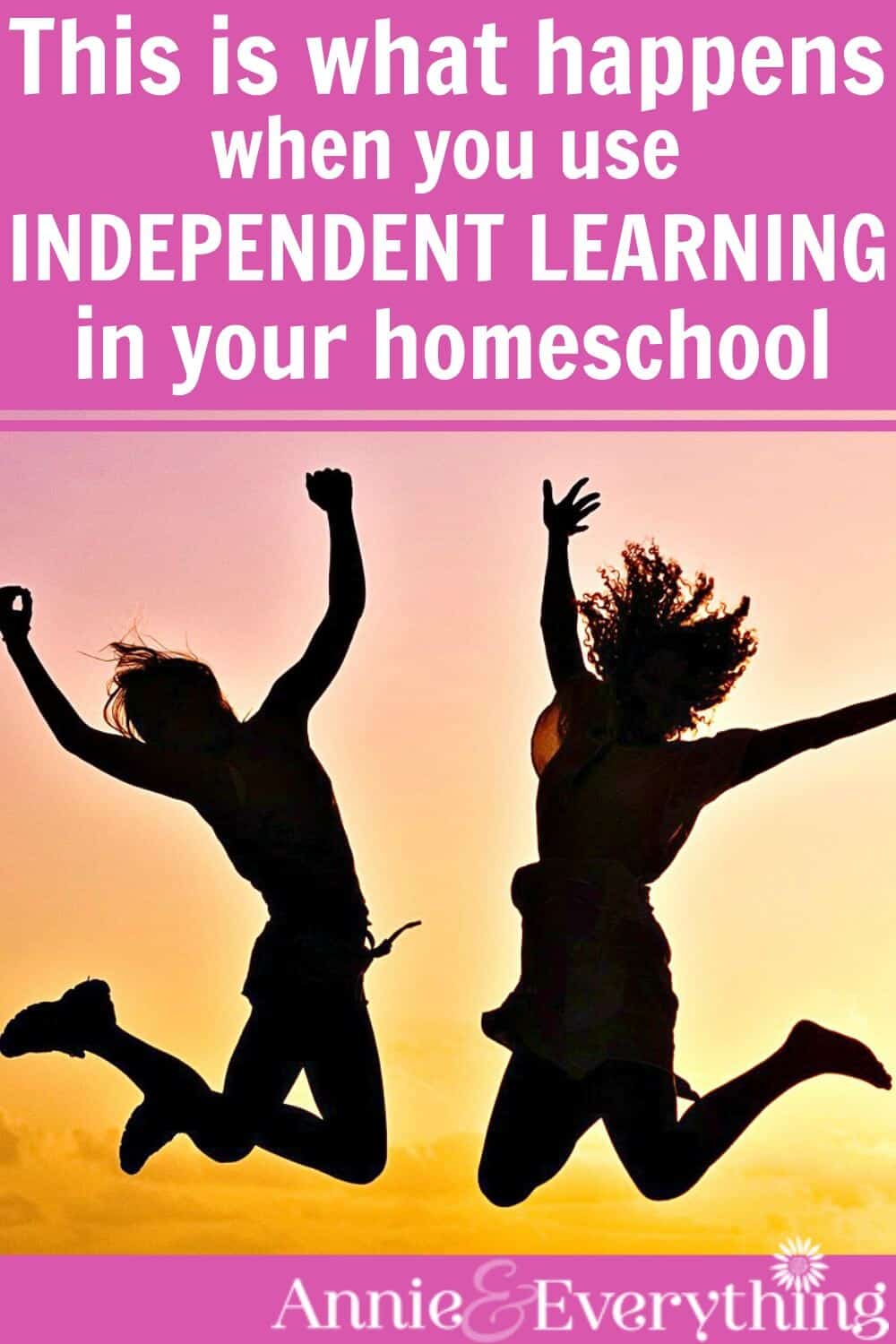 This is what happens when you use Independent Learning in your ...