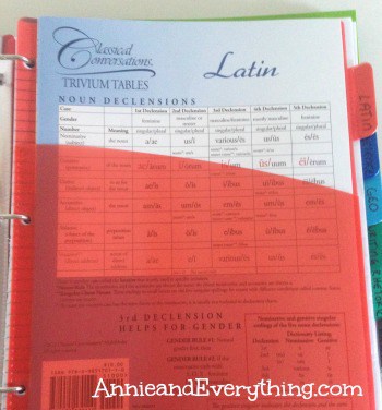 How I Organize My Classical Conversations Homeschool Notebook – Its Not ...