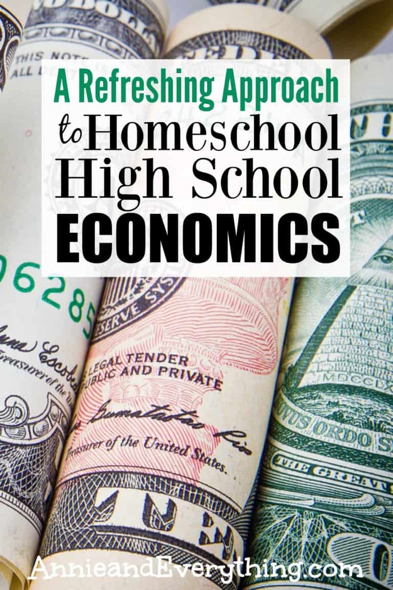 A Refreshing Approach: A Free Market Economics Homeschool Curriculum ...