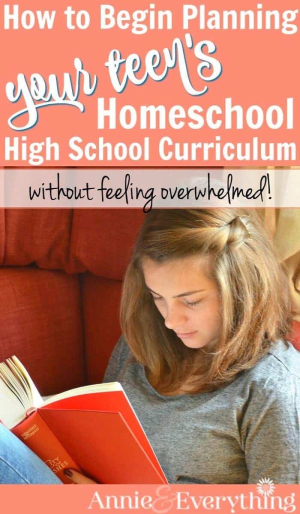 How to Create a High School Homeschool Curriculum Plan — in four simple ...