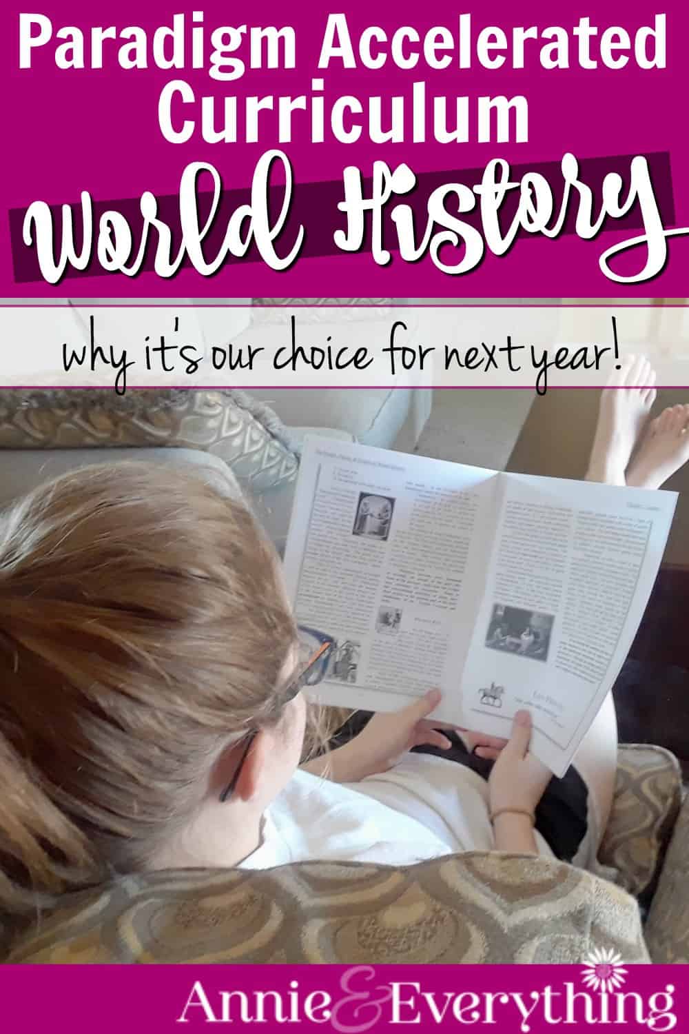 Paradigm Accelerated Curriculum World History: Why It’s Our Choice for ...
