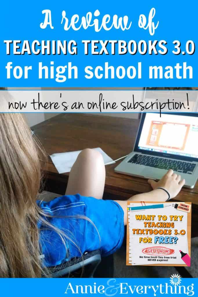 Teaching Textbooks 3.0 Homeschool Math Curriculum Review – Its Not That ...