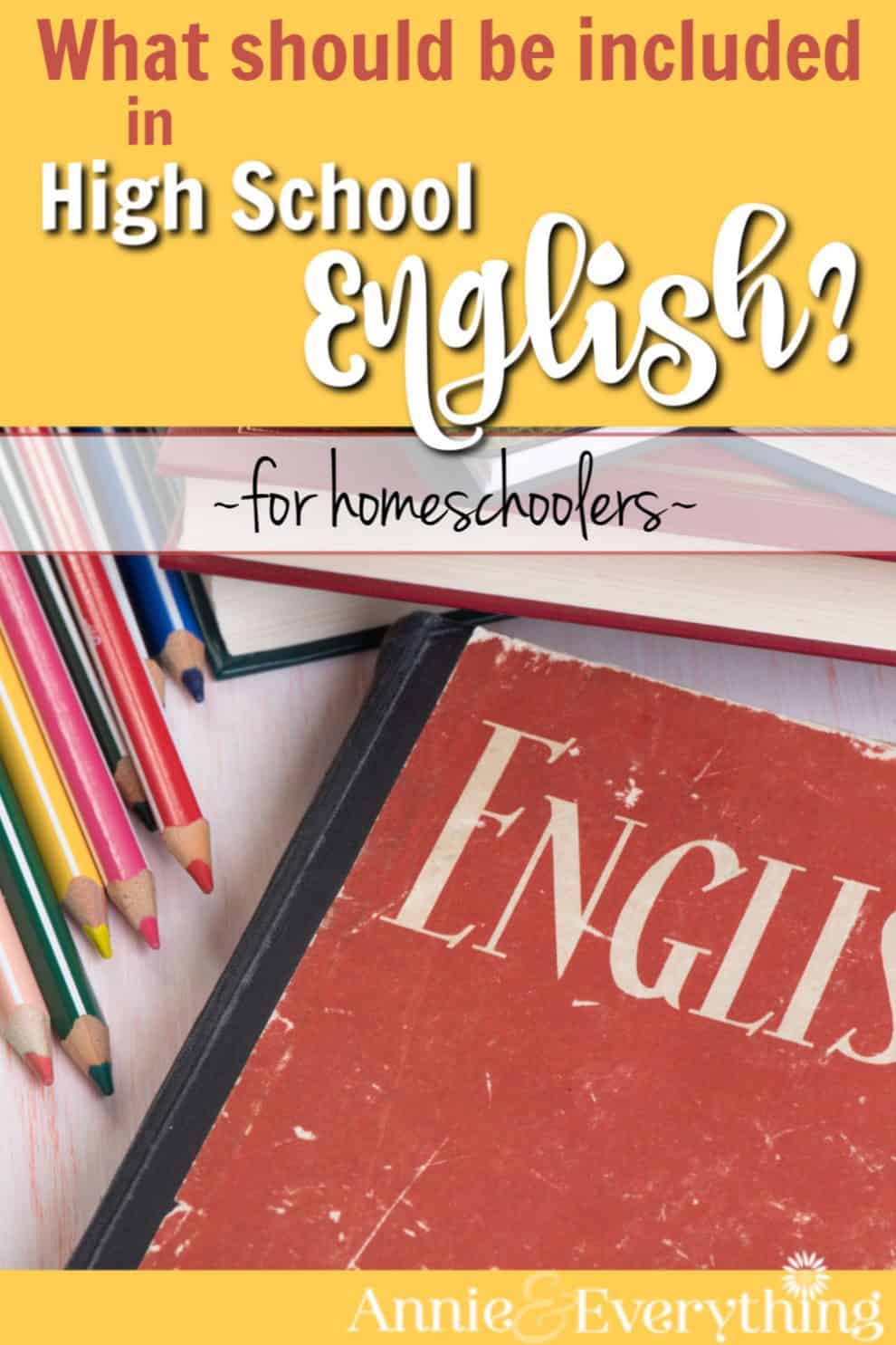 What Should a Homeschool High School English Curriculum Include? – Its ...
